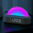 Better Homes & Gardens Sunrise Digital Alarm Clock with Sleep Sounds ...