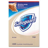 Safeguard Original Antibacterial Deodorant Bar Soap, Beige Bath & Hand ...