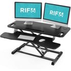 FITUEYES 3 Shelf Monitor Stand Riser with Adjustable Length and Angle ...