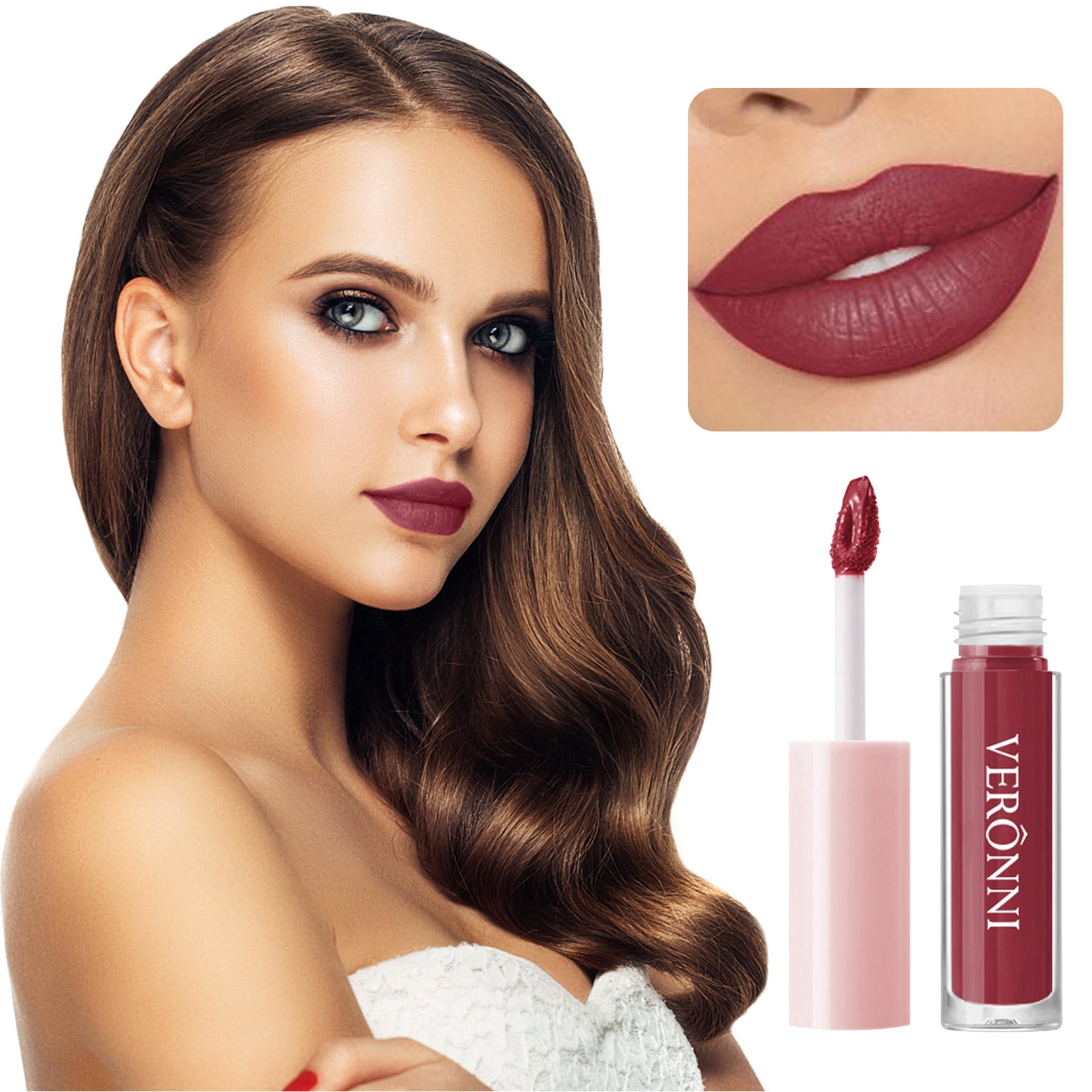 Lápiz labial para mujer, tinte labial, brillo labial mate, lápiz labial ...