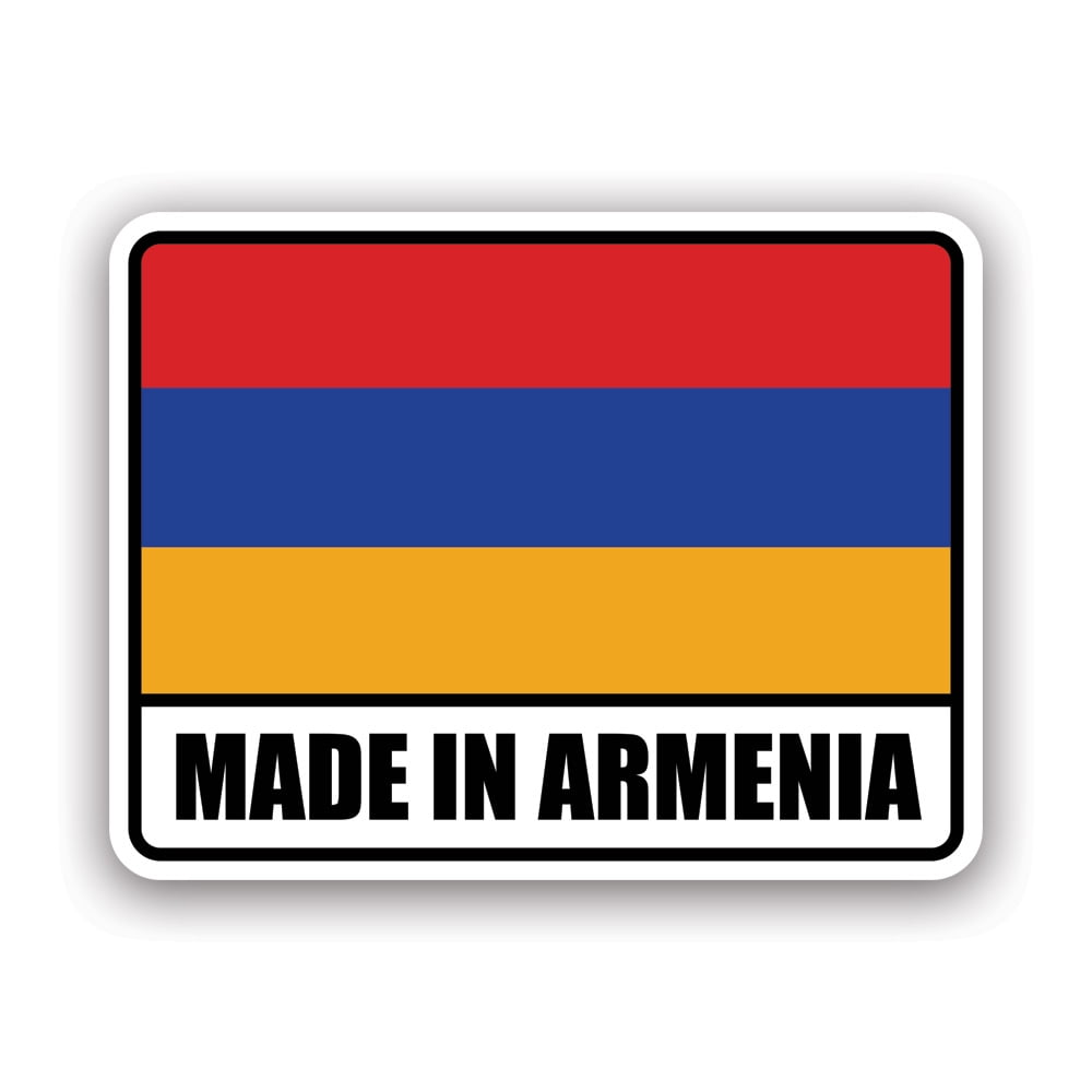 Made in Armenia Sticker Decal - Self Adhesive Vinyl - Weatherproof ...