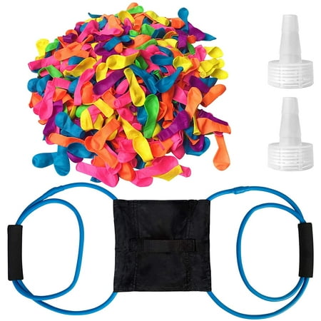 HTWW Water Balloon Launcher & 500 Pack Water Balloons, Latex Water Bomb ...