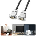 Osdhezcn DB9 RS232 Serial Crossover Cable Male/Female Connectors Wire ...