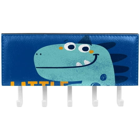 Blue Dinosaur Key and Mail Holder for Walls - Key Hanger with Mail ...