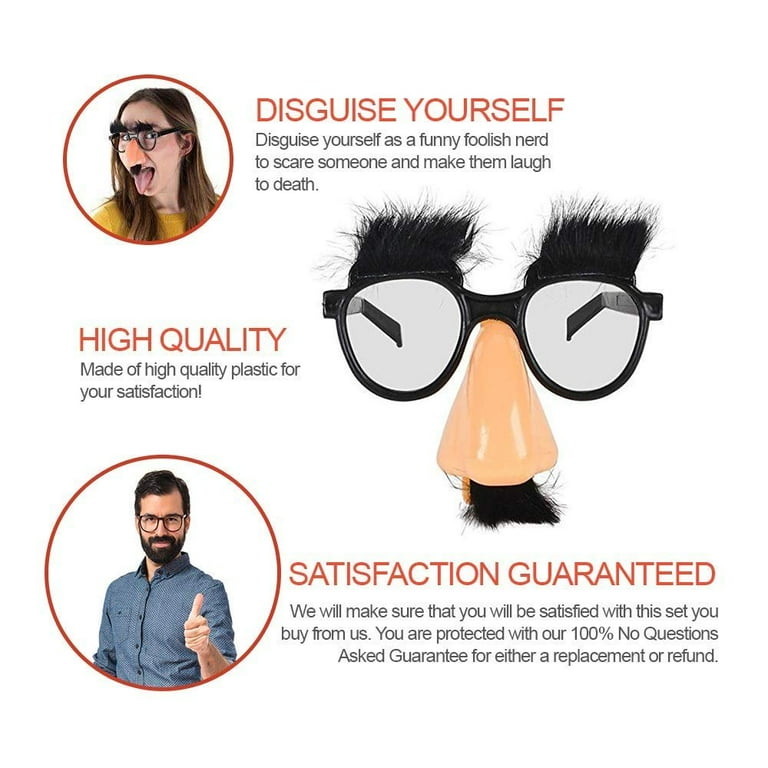 Nerd Glasses With Mustache