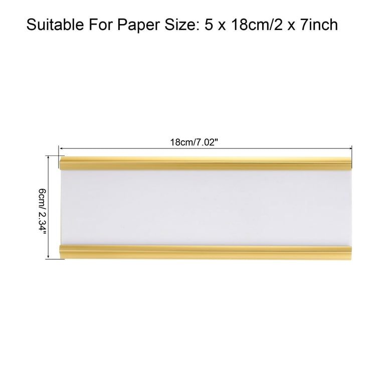 Blank Name Plate