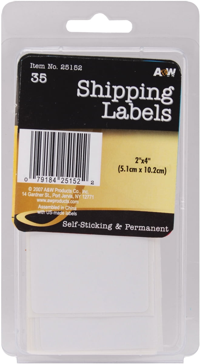 Labels-Shipping 2"X4" 35/Pkg | Walmart Canada