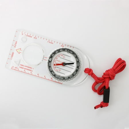 Orientation Compass Hiking Backpacking Compass Waterproof Scout Compass ...