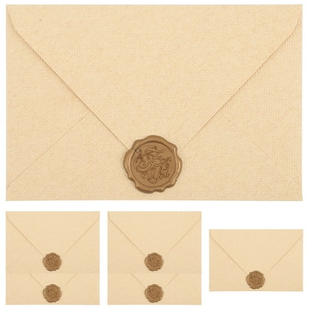 6 Sets Retro Style Envelopes Invitation Envelopes Vintage Envelope Gift ...