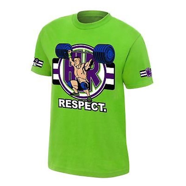 John Cena Cenation Respect Green Boys Kids T-shirt YS 6-8 - Walmart.com