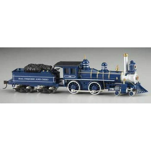 Bachmann 52703 HO Baltimore & Ohio 4-4-0 w/Wood Tender Load w/Sound ...