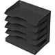 SKILCRAFT Horizontal Desktop File Organizers, 1 Piece, Black - Walmart.com