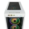 Velztorm White Pilum Gaming Desktop PC Liquid-Cooled (AMD Ryzen 7 5700X ...