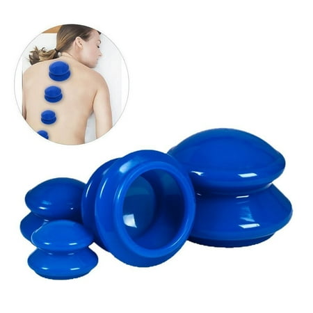 HEIBIN 4 Size Cupping Therapy Sets Silicone - Cupping Therapy ...