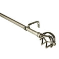 Home Details Royal Twist Curtain Rod 48-86" in Satin Nickel - Walmart.com