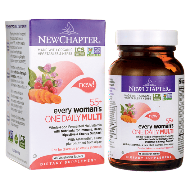 New Chapter - Every Woman's One Daily 55+ Multi - 48 Vegetarian Tablets ...