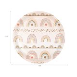 Boho Rainbow Themed Decorations & Tableware Kit for Baby Shower ...