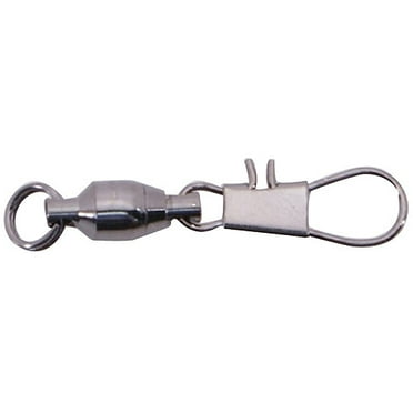 Eagle Claw Black Ball Bearing Swivel with Interlock Snap - Walmart.com