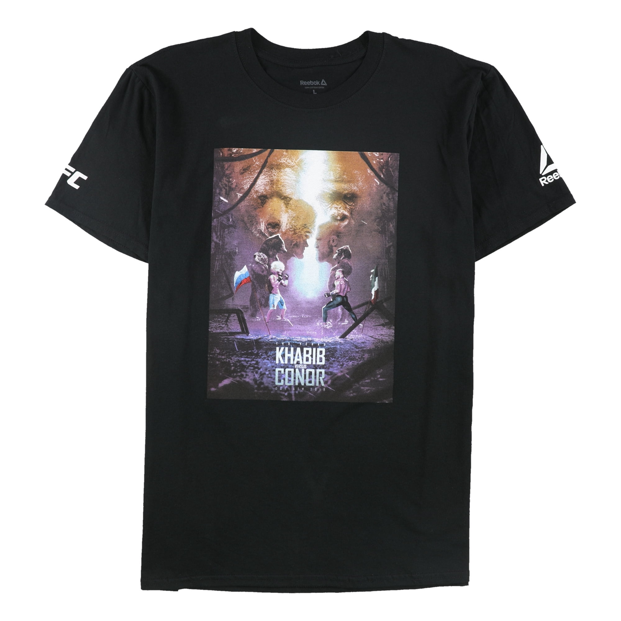 Reebok - Camiseta gráfica para hombre Las Vegas Khabib Vs Conor, color ...