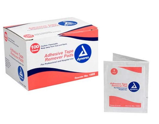 Dynarex Adhesive Tape Remover Pad 100/Box - Walmart.com