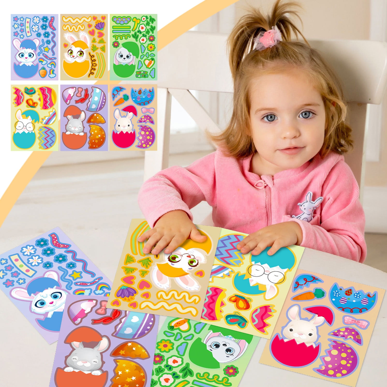 Click here for Kloer Easter Stickers For Laptop & Water Bottle -... prices