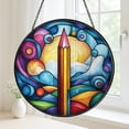 Acrylic Drawing Suncatcher Window Decor Hanging Art Inspired Ornament ...