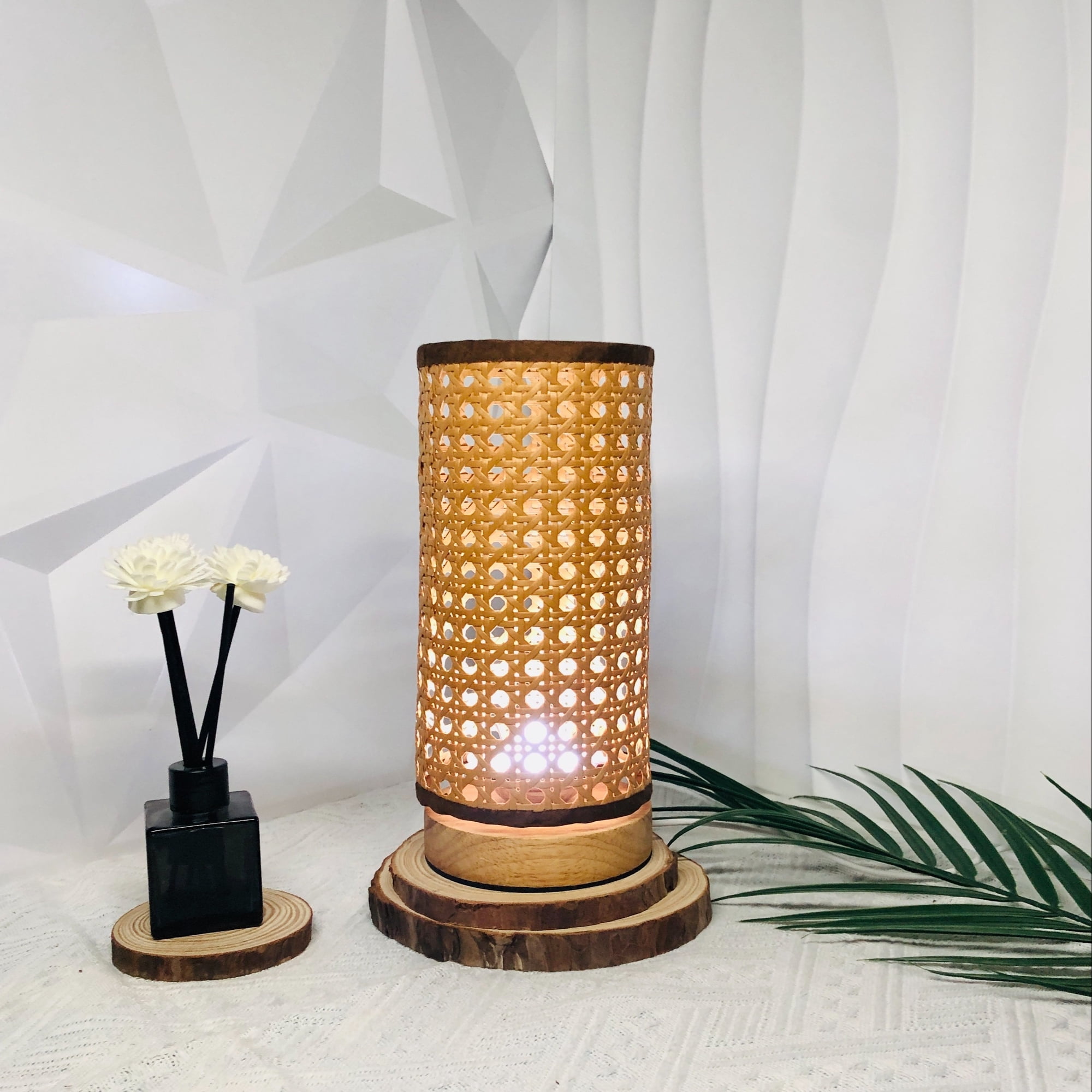 Click here for Unbranded Modern Chic Rattan-Style Table Lamp With... prices