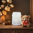 Artistic Silicone Balloon Bear Shape Easy Demolding for Soap Projects ...
