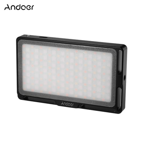 Andoer Portable RGB LED Video Light Panel Dimmable 2500K-8500K Mini ...