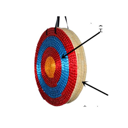 Props imitate ancient grass target archery target target frame bow and ...
