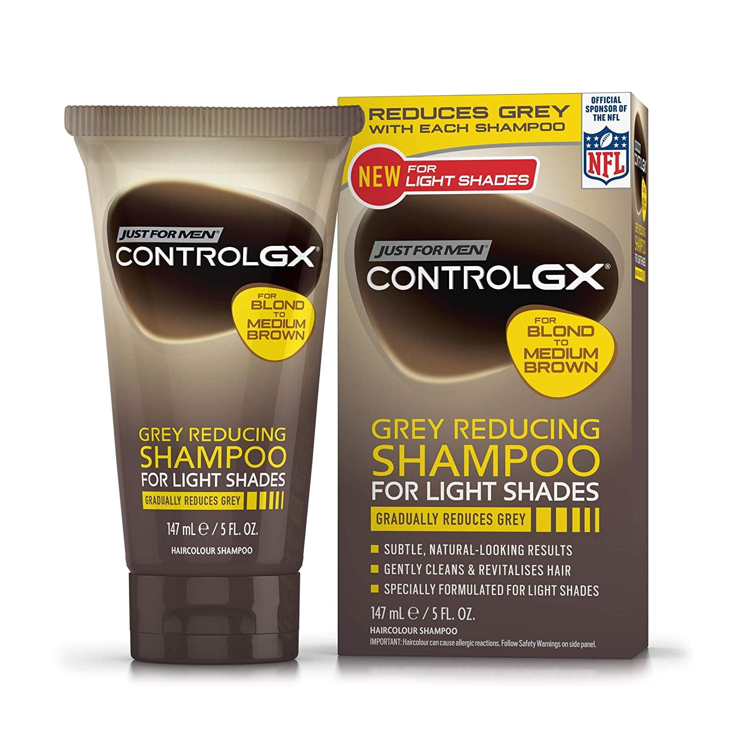 Just For Men Control GX Grey Reducing For Light Shades Shampoo, 5 Oz ...