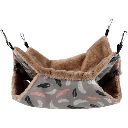 Small Animal Hammock, Bunk Hanging Bed, Pet Hammock, Double Layer Soft ...