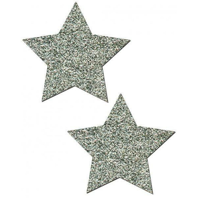 Silver Glitter Star Clipart