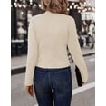 Aellinatey Women's Jackets Fall Casual Business Long Sleeve Open Front ...