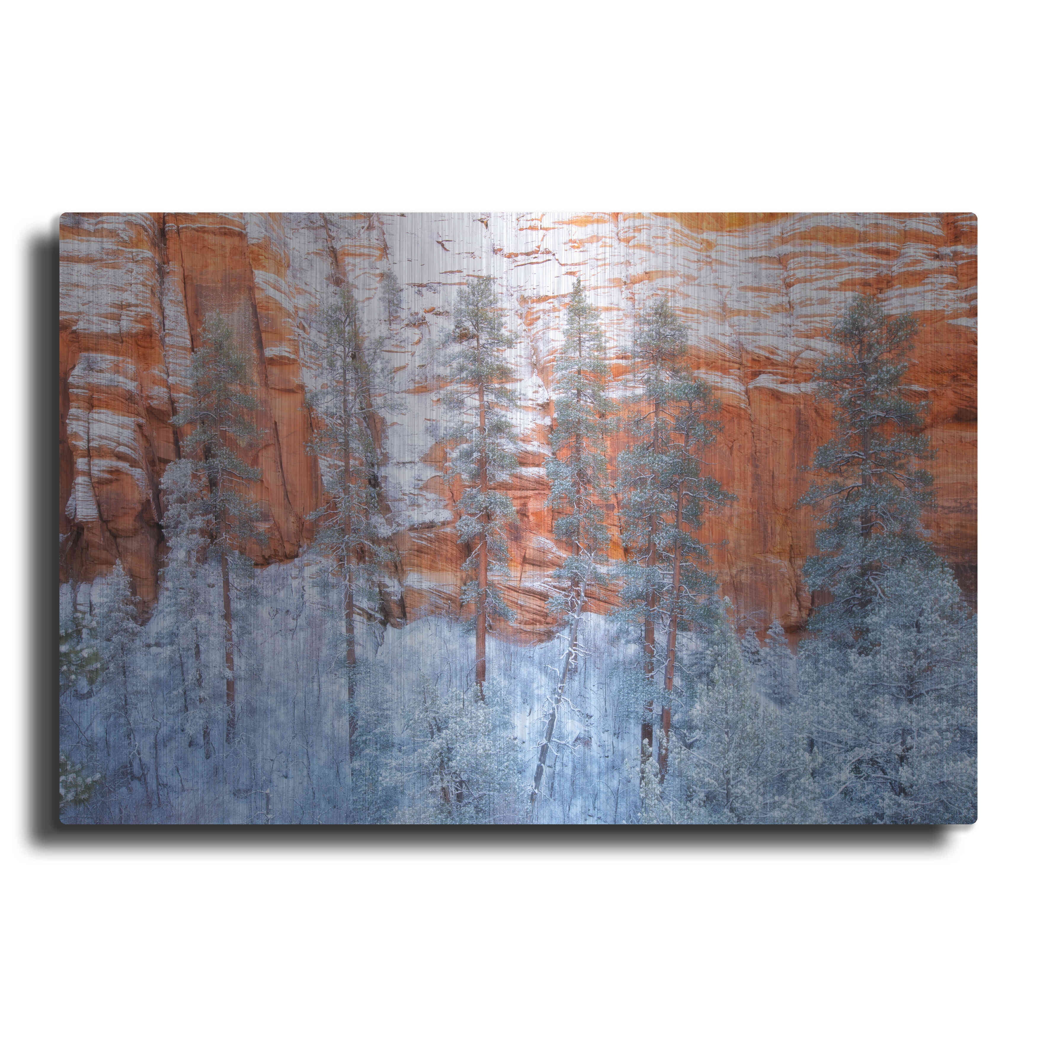 Luxe Metal Art 'Ponderosa Sandstone' by Thomas Haney, Metal Wall Art ...