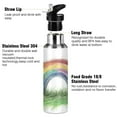 Rainbow 1000ml Double Walled Stainless Steel LeakProof Sports Bottle ...