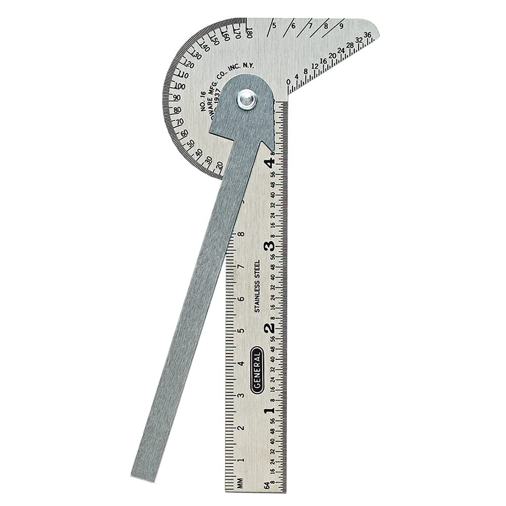 Regla Multiusos 6 en 1 General Tools 16ME de 10 cm | Bodega Aurrera en ...
