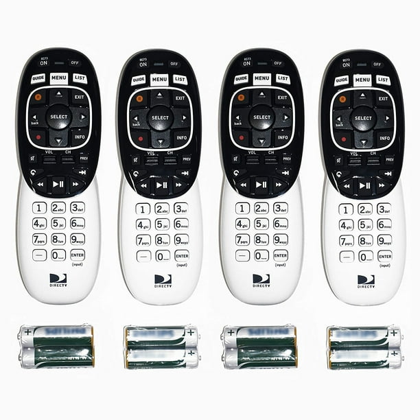 4 Pack - DIRECTV RC73 IR/RF Remote Control - Walmart.com