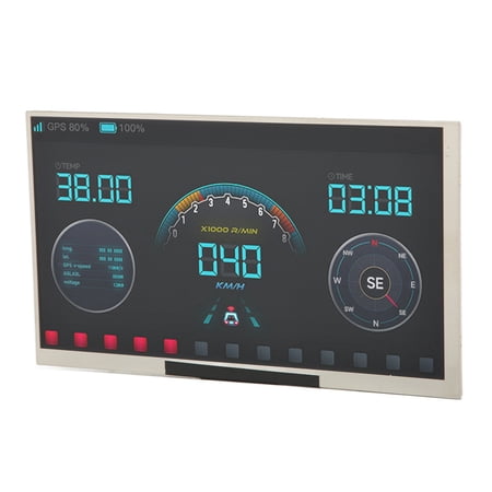 7in IPS Computer Temp Monitor, 170 Degree USB Mini Screen, , Computer ...
