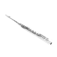 SalonMore Beginner C 16 Key Flute for Student with Case E Key,Silver ...