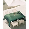54x80 Inch Outdoor Tablecloth with Umbrella Hole Zipper Rectangle Foggy ...