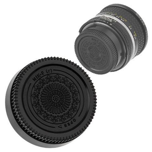 Fotodiox Cap-Rear-Nikon-Black Designer Rear Lens Cap for All Nikon ...