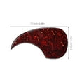 BESTYASH Acoustic Guitar Protective Plate Impact Protection PVC Dark ...