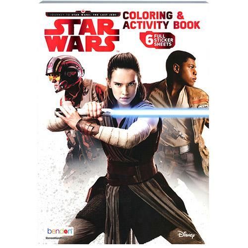 Star Wars Episode 8 Coloring and Activity Book with 6 Sticker Sheets ...