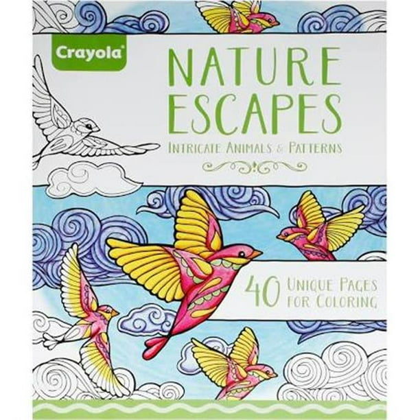 Nature Escapes Coloring Book - Walmart.com - Walmart.com