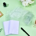 12Pcs 3 Styles Transparent PVC Book Covers Rectangle Clear 134~182x206 ...