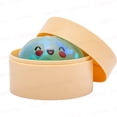 Mystery Mini Dumpling Stress Relief Toy with Teal Ribbon Dumplings ...