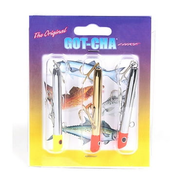 Sea Striker GOT-CHA G300GH, Soft Bait Fishing Lure Kits, Gold, 3 Pack ...
