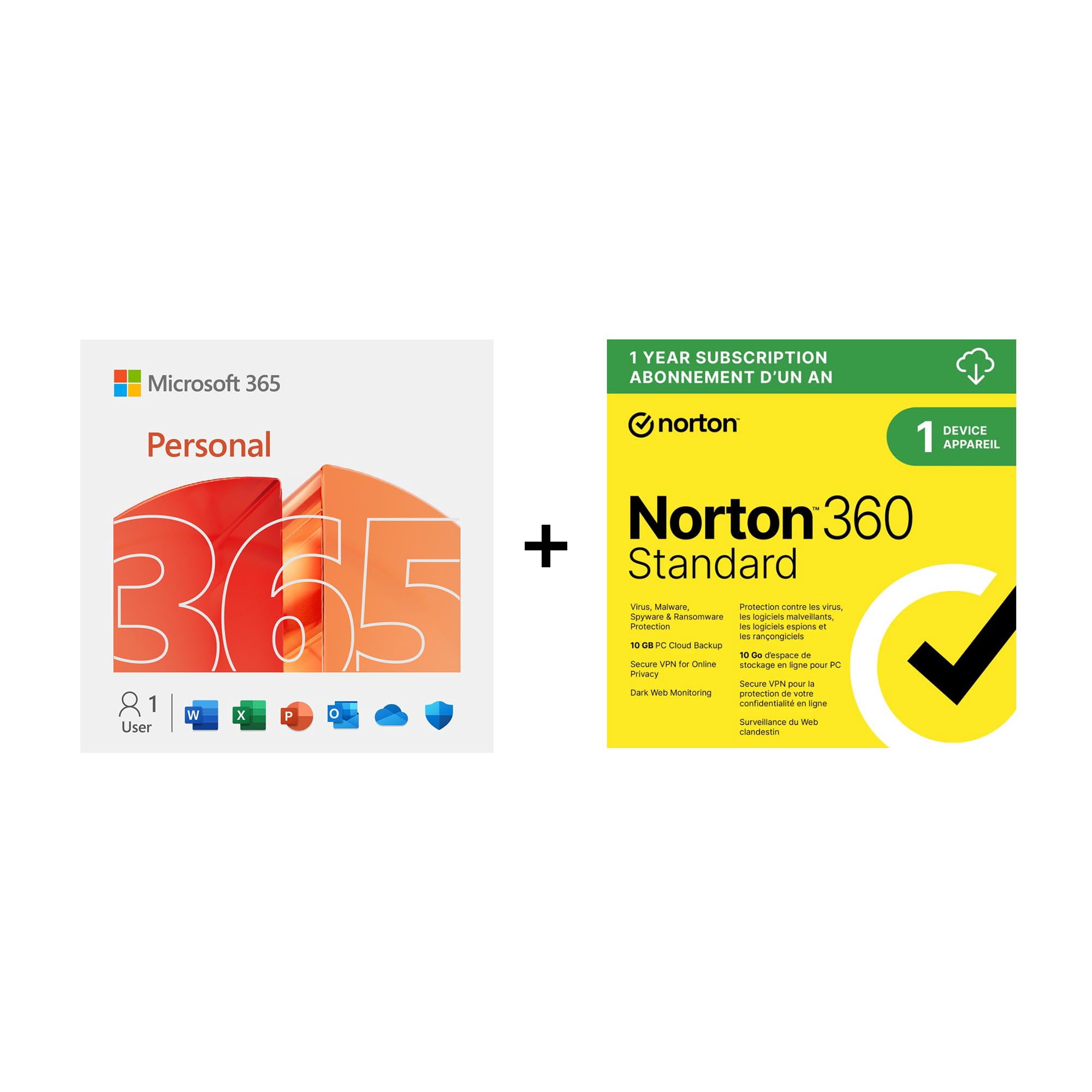 Click here for Microsoft 365 Personal 12-Mos + Norton 360 Standar... prices