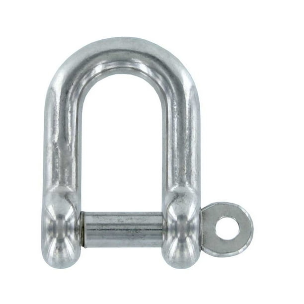 5/16" Captive Pin D Shackle Stainless Steel - Import - Walmart.com ...
